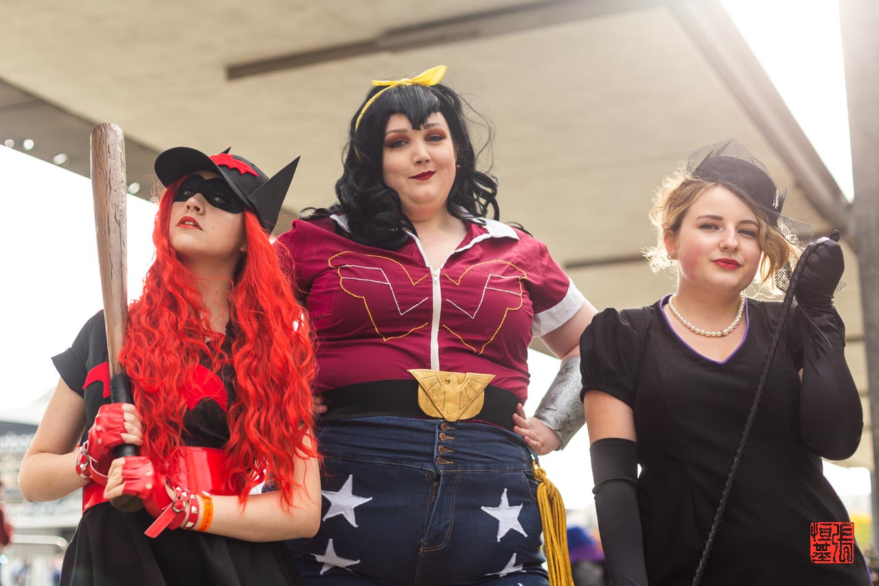 DC Bombshell Group by clozplay, elo_cosplay & jeffacakescosplay – Food ...